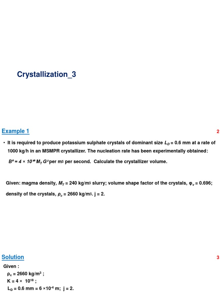 5.crystallization - 3 - 7 Nov 2020 PDF | PDF | Crystallization | Nucleation