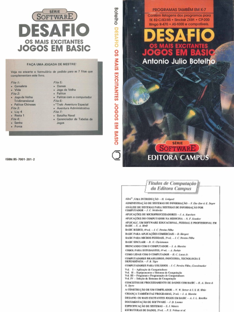 Desafio - Os Mais Excitantes Jogos em Basic PDF | PDF