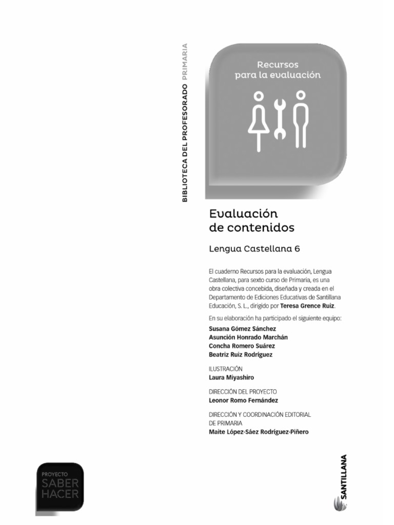 Lengua 6 - Santillana PDF | PDF