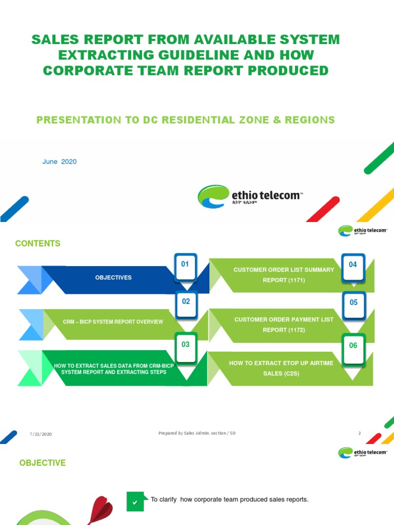 System Based Sales Report Extraction Guideline - 21072020 | PDF ...