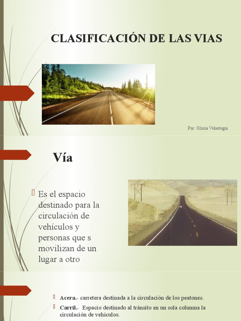 Clasificación de Las Vias | PDF