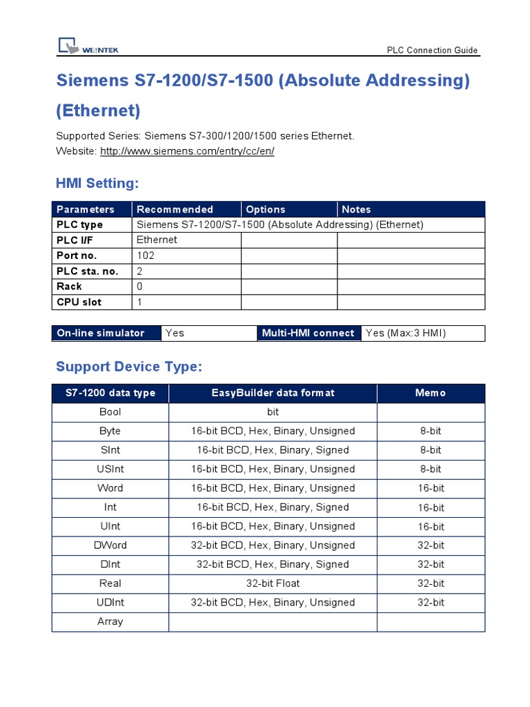 Device 477 Connection Guide | PDF | Binary Coded Decimal | Programmable Logic Controller