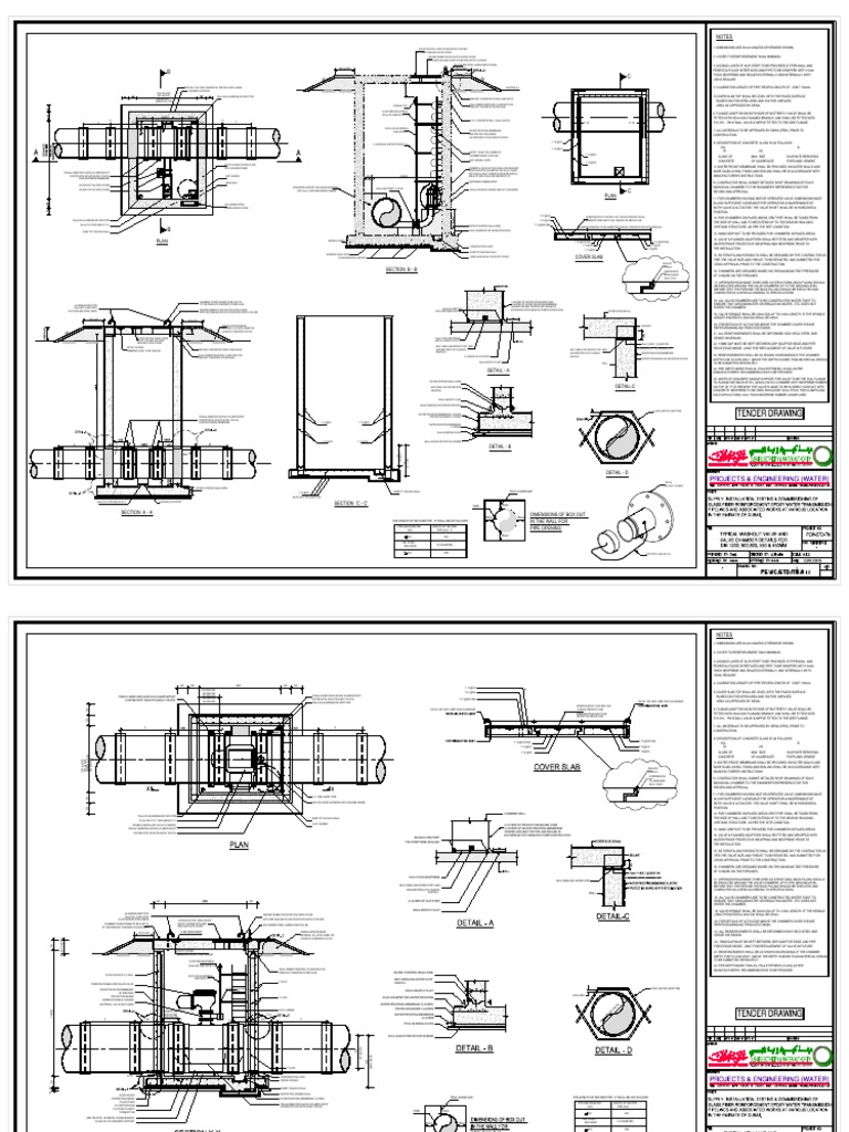 DEWA WD Transmission Standard Drawings | PDF | Pipe (Fluid Conveyance ...