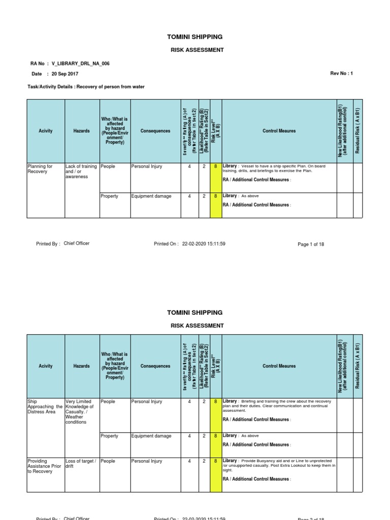 Maritime Risk Assessment Guide | PDF | Risk | Risk Assessment