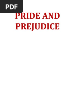 Pride & Prejudice - 2005 Movie Script | PDF | Jane Austen | Adaptations Of Works
