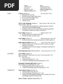 Resumes Documents & PDFs | Scribd