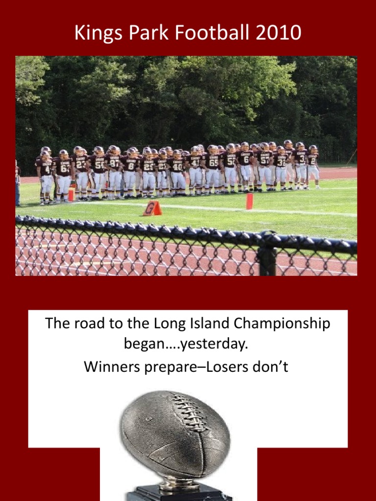 Kings Park 2010 Football Strategy Guide | PDF | Quarterback | Team Sports