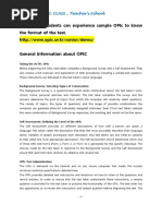 Updated Opic Questions | PDF | Experience