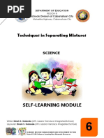 G6 Science Module 1 - Week 1 - Q1 - Mixtures | PDF | Mixture ...