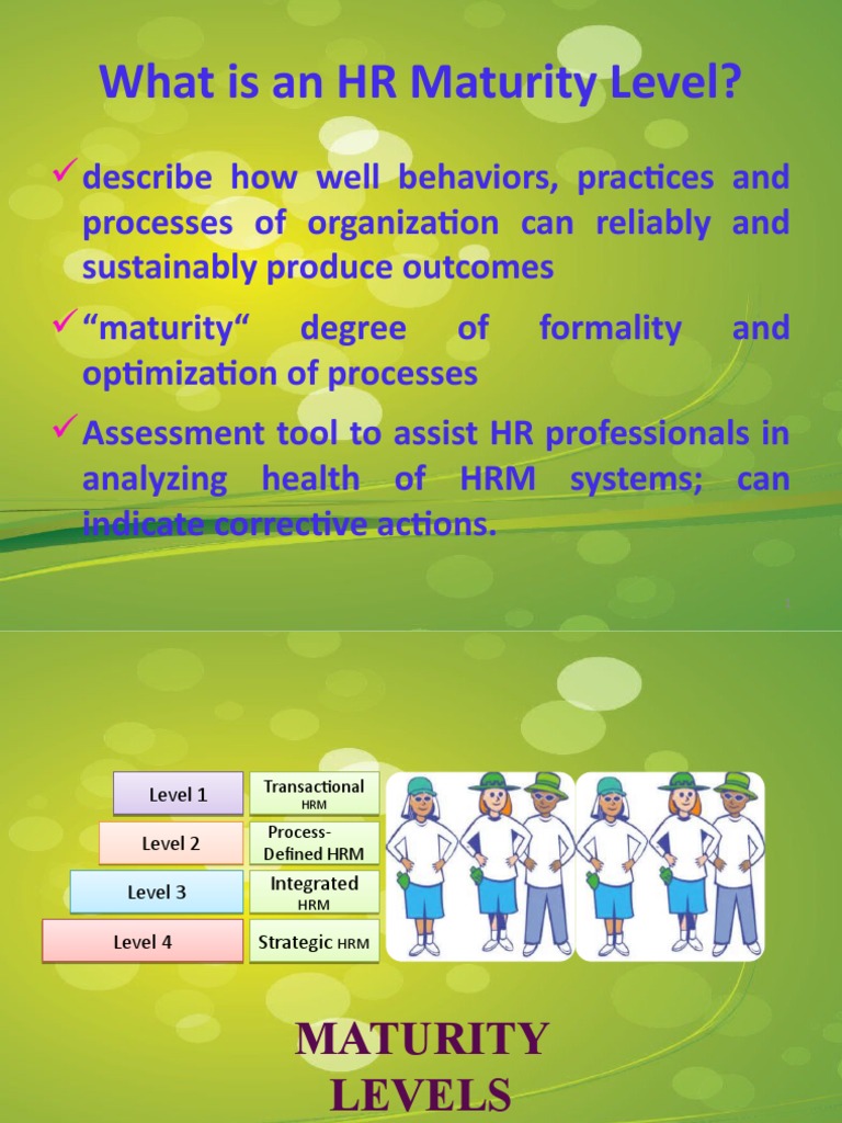 What Is An HR Maturity Level? | Download Free PDF | Human Resource ...