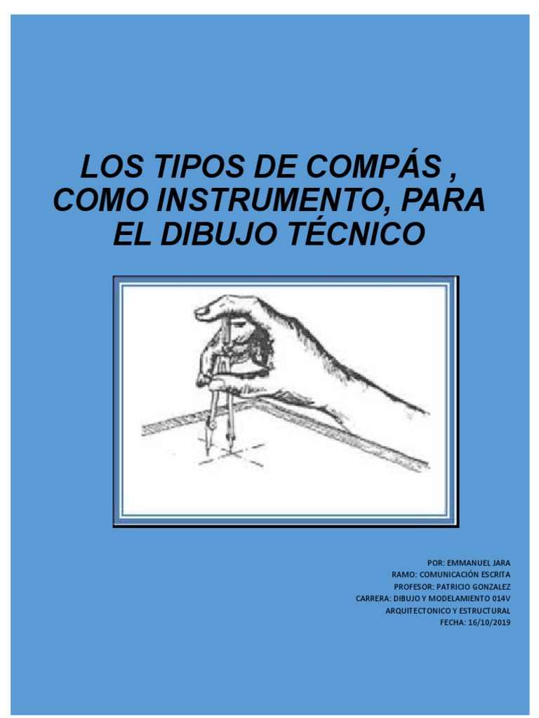 Tipos de Compás | PDF | Dibujo | Dibujo técnico