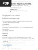 Calibration Plan Template Excel | PDF
