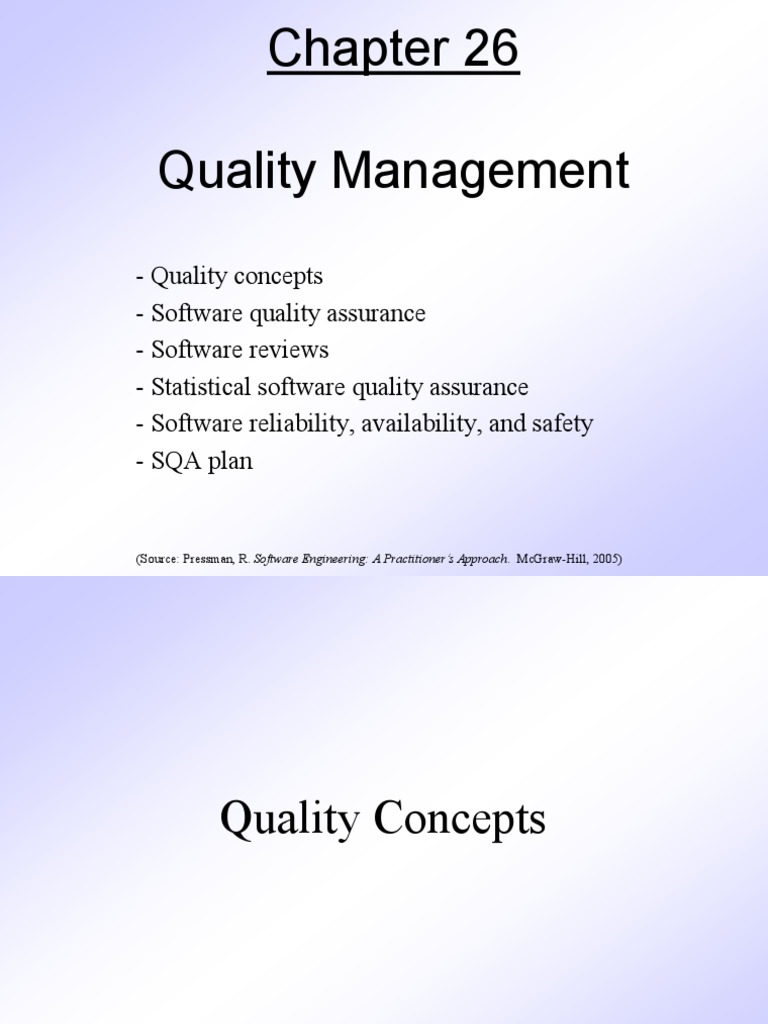 Quality Management | PDF | Reliability Engineering | Quality Assurance