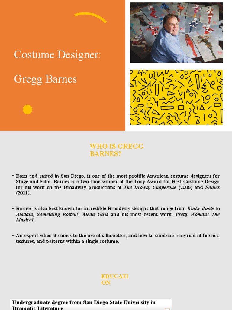 Costume Designer Gregg Barnes | PDF | Ringling Bros. And Barnum ...