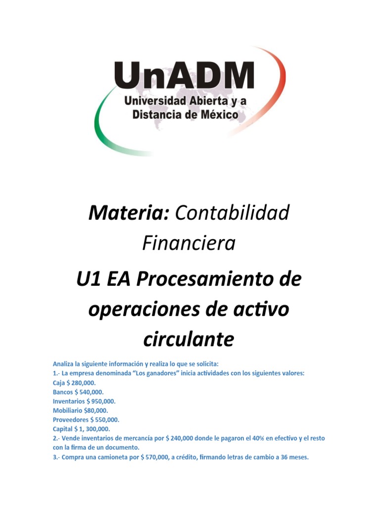 GCNF U1 Ea | PDF | Bancario | Bancos