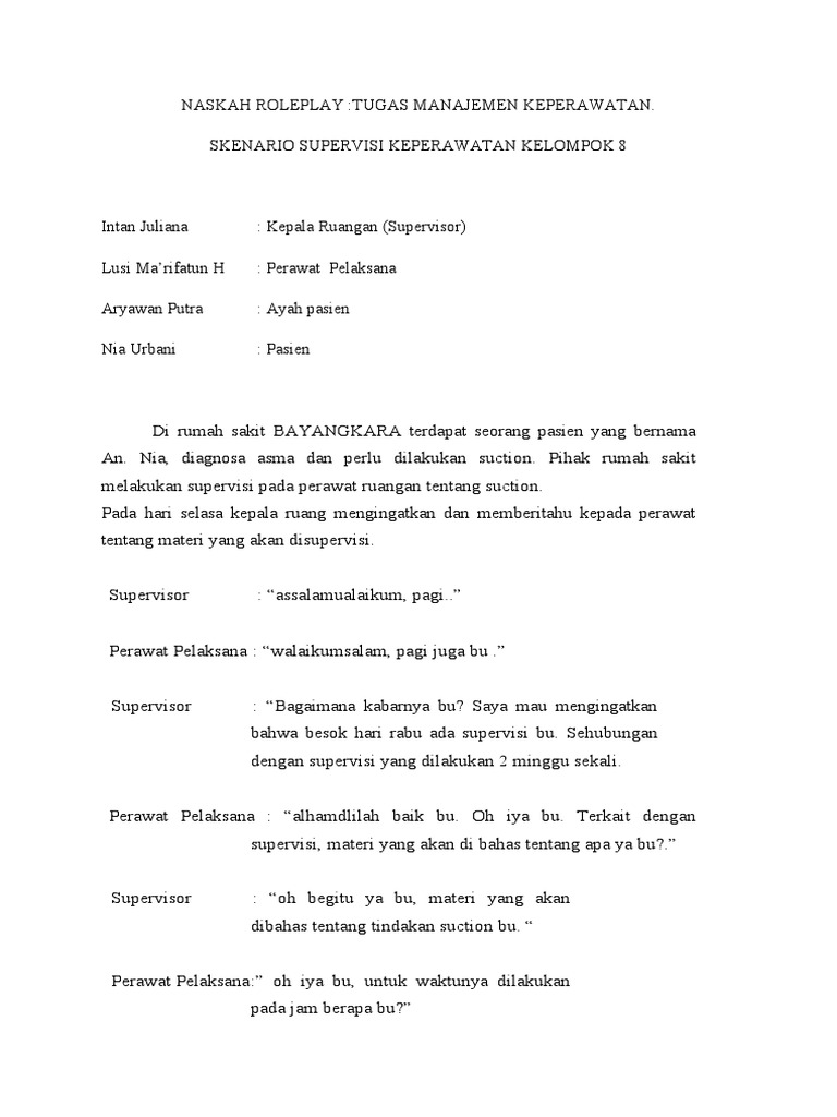 Naskah Roleplay Fix | PDF