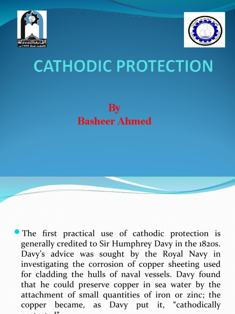 Principles of Cathodic Protection: A History and Explanation of How it ...