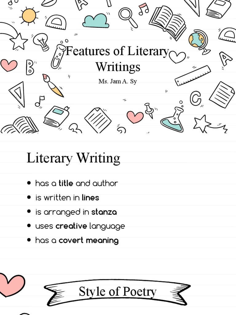 Key Features of Literary Writing | PDF