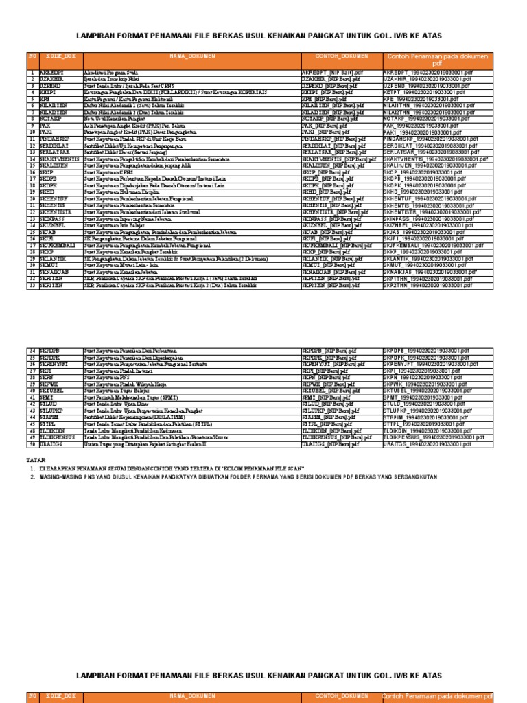 Format Penamaan Dokumen Docu Digital | PDF