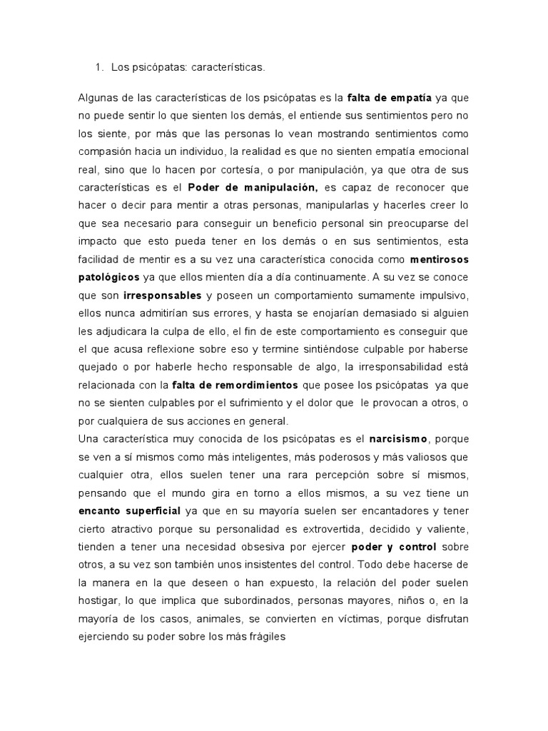 Juan Pablo Castel y Paranoia | PDF | Psicopatía | Empatía