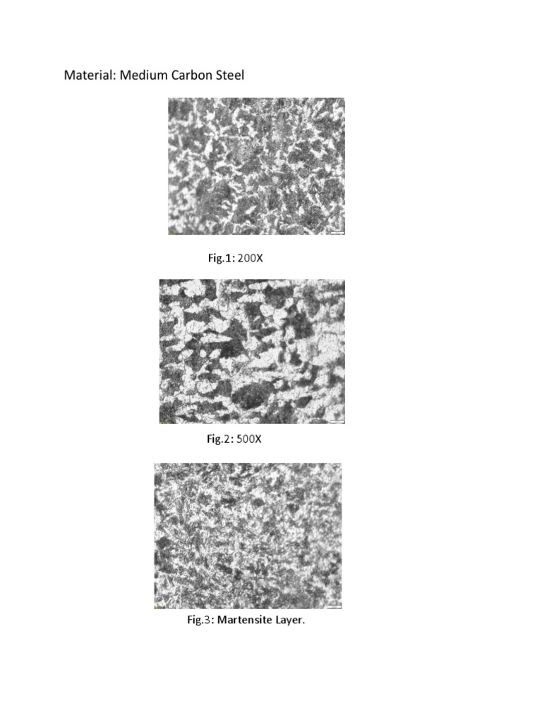 Microstructure of High Carbon Steel | PDF