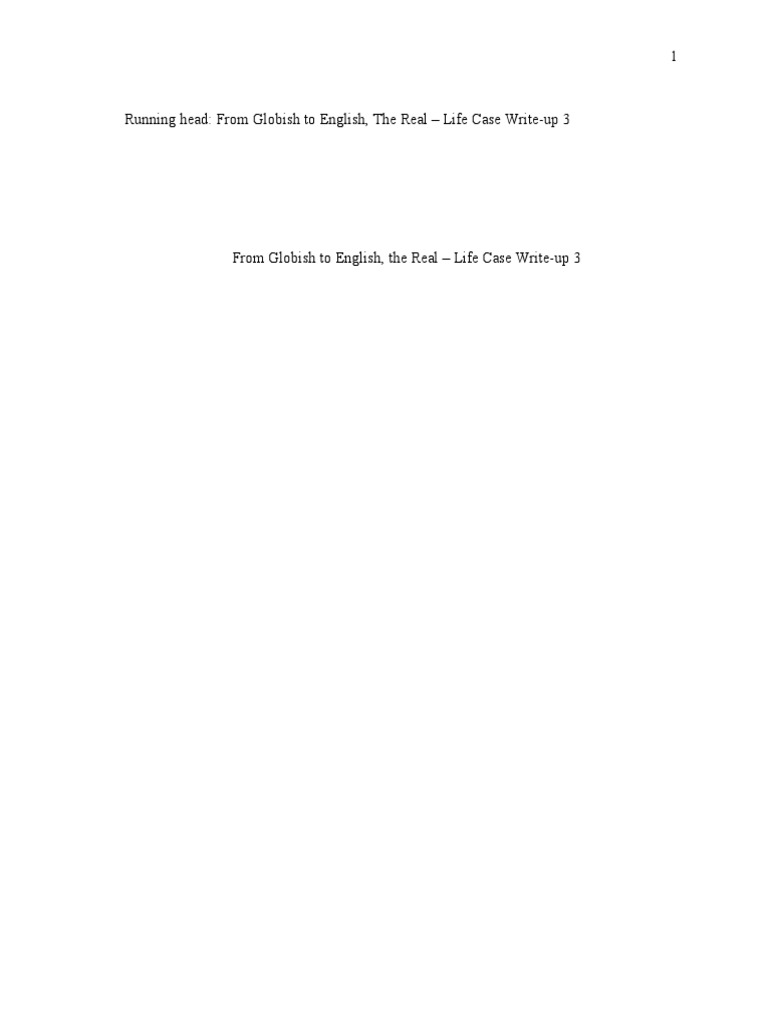 Globish To English | PDF | English Language | Linguistics