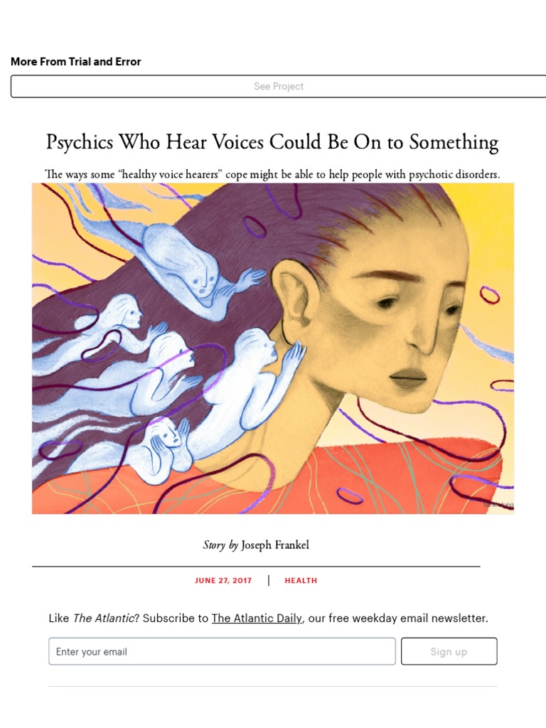 How Psychics Cope With Hearing Voices Could Help People With Psychotic ...