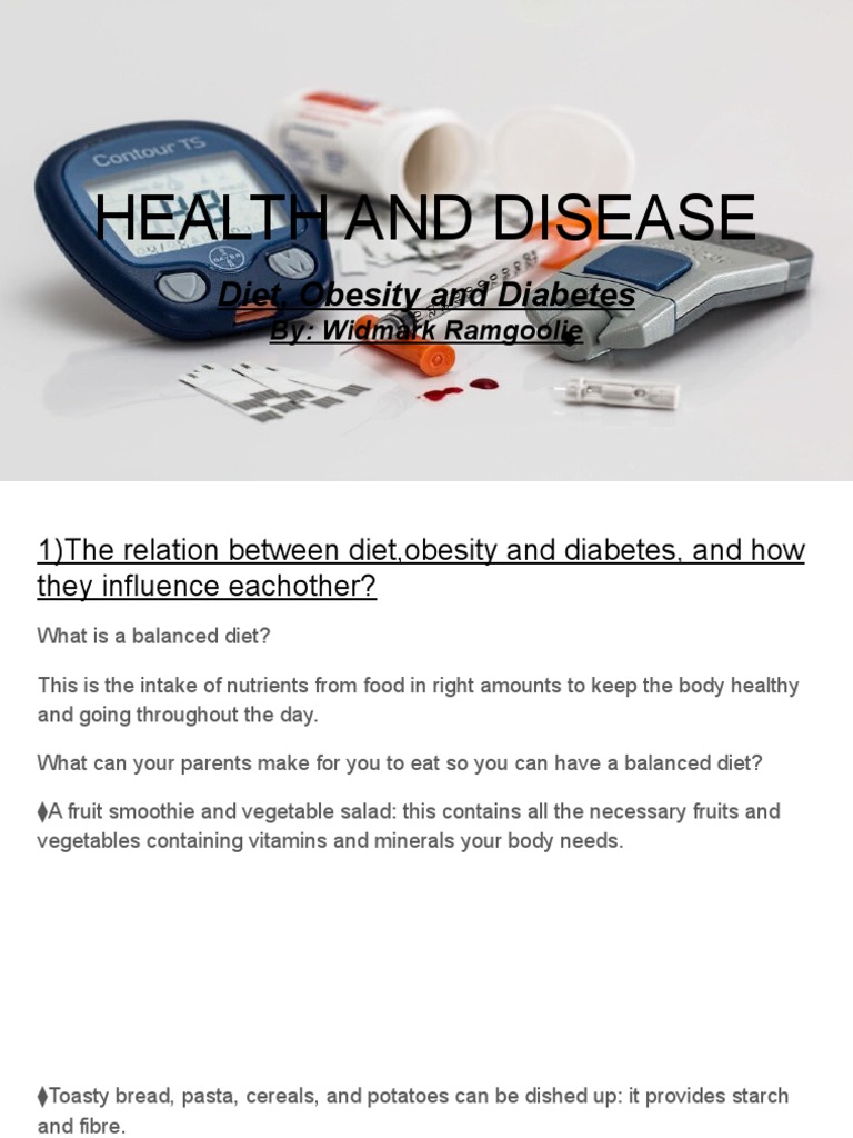 Health And Disease Part 1 Download Free Pdf Healthy Diet Obesity