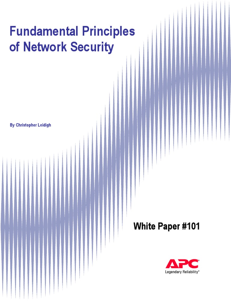 Fundamental Principles of Network Security: White Paper #101 | PDF ...