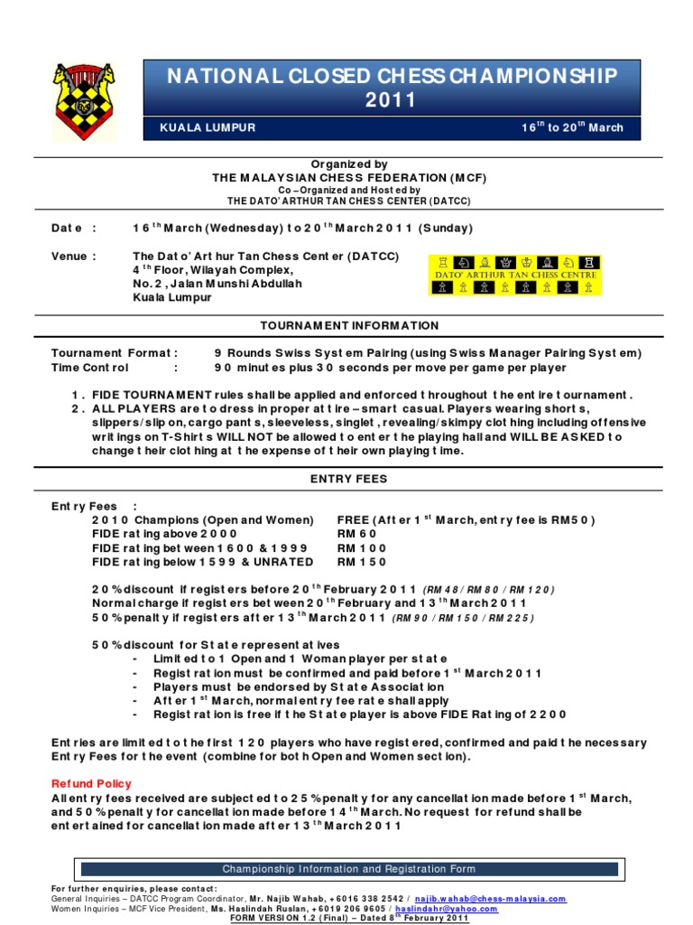 2011 National Closed (Final) | PDF | Payments | Physical Education