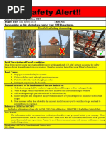 Safety Alert Template | PDF | Science & Mathematics