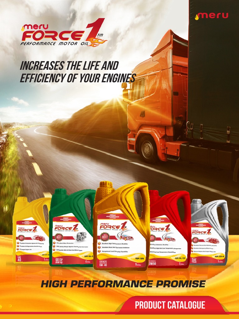 Mount Meru Engine Oil Product Overview | PDF | Automotive Technologies ...