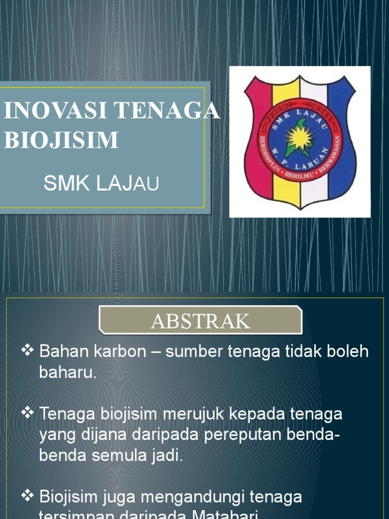 Inovasi Tenaga Biojisim 2019 | PDF
