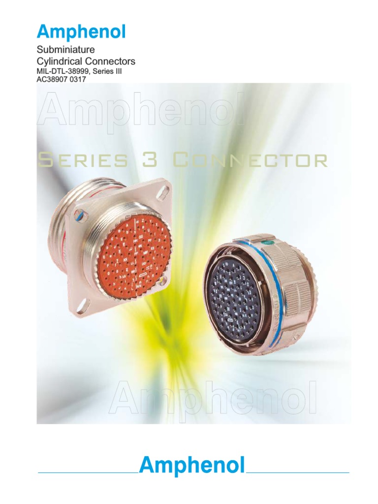 AMPHENOL Series 3 | PDF | Electrical Connector | Ac Power Plugs And Sockets