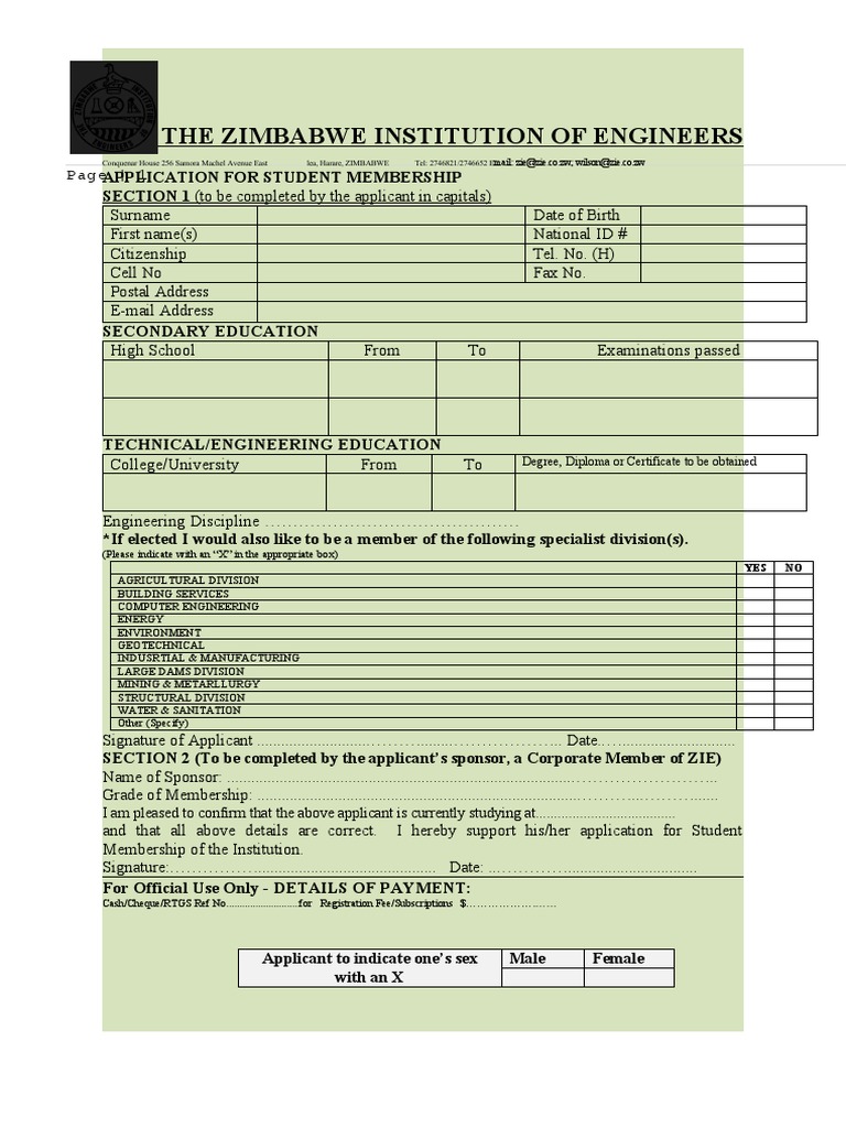 ZIE Student Form 19072019fv | PDF | Educational Stages | Learning