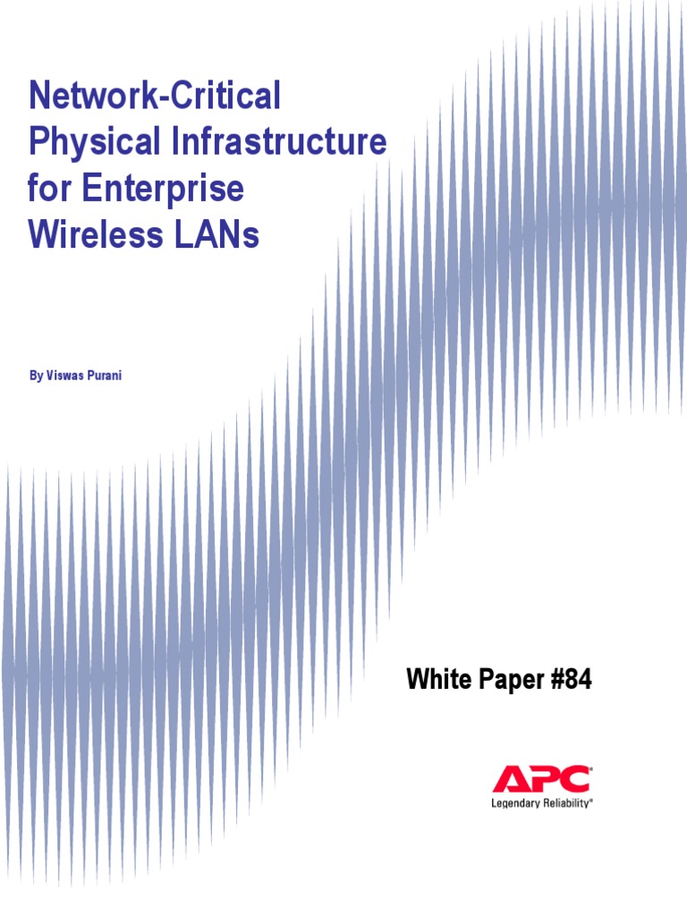 Network-Critical Physical Infrastructure For Enterprise Wireless Lans ...