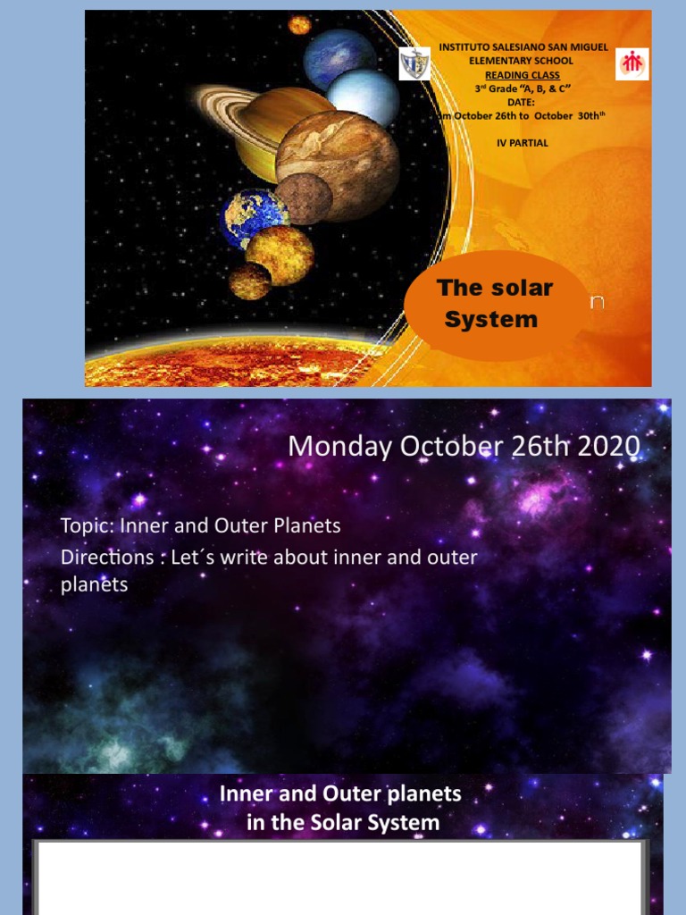 Inner and Outer Planets Overview | PDF