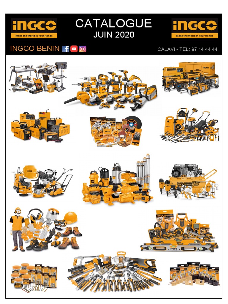 Catalogo Ingco 2020. | PDF | Battery Charger | Drill