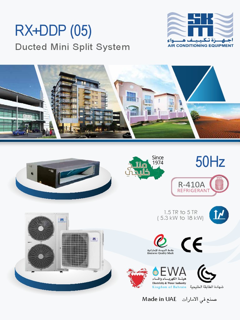 RX+DDP Ducted Mini Split System Guide | PDF | Air Conditioning | Heat ...