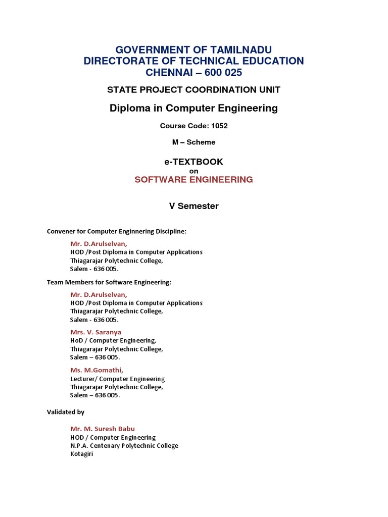 Software Engineering PDF | PDF | Software Testing | Software Prototyping