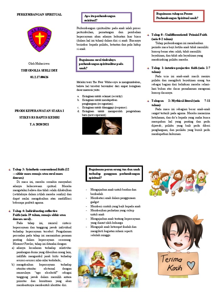 Leaflet PERKEMBANGAN SPIRITUAL | PDF