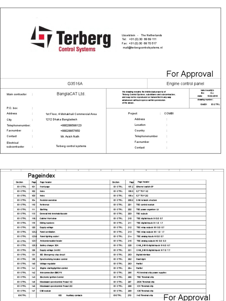 Terberg Engine Control Panel Overview | PDF | Mains Electricity | Power ...
