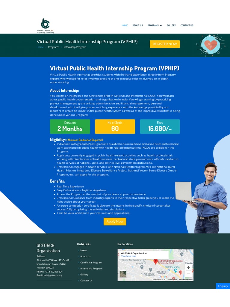 Virtual Public Health Internship Program | PDF