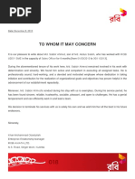 Salary Cert Template | PDF | Business | Finance & Money Management