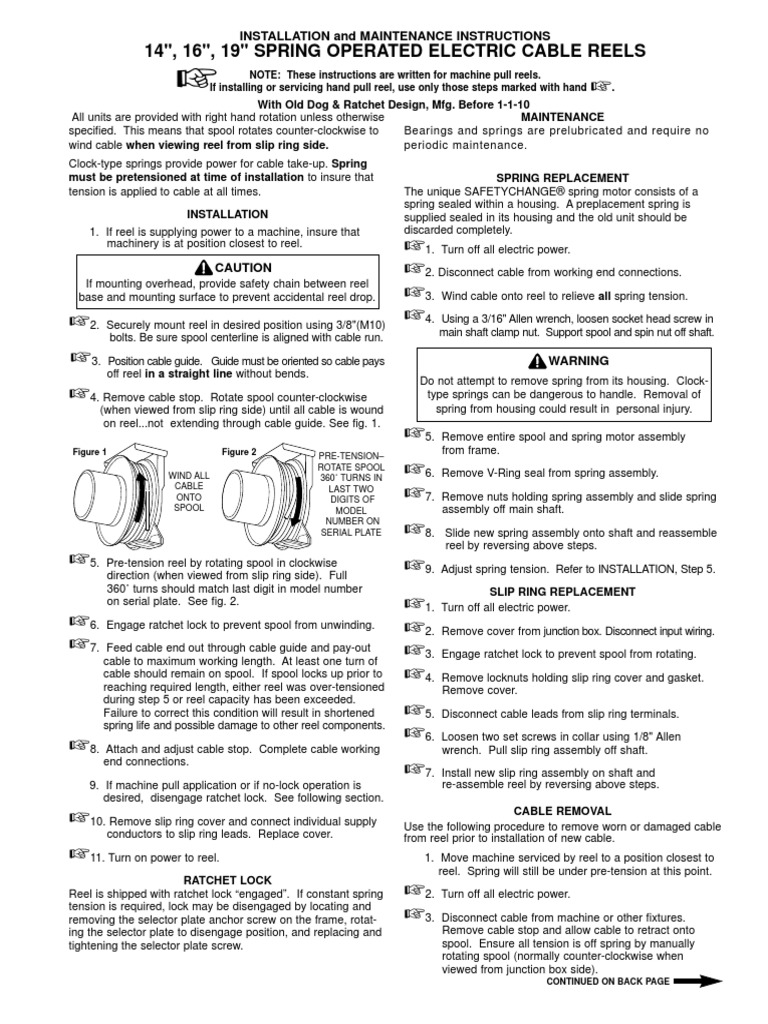 Gleason - Submresible Pump Cable Reel | PDF | Electrical Connector ...