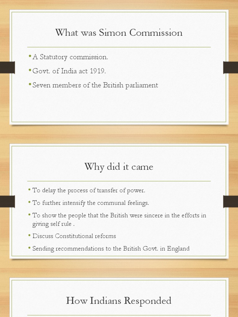 Simon Commission | PDF