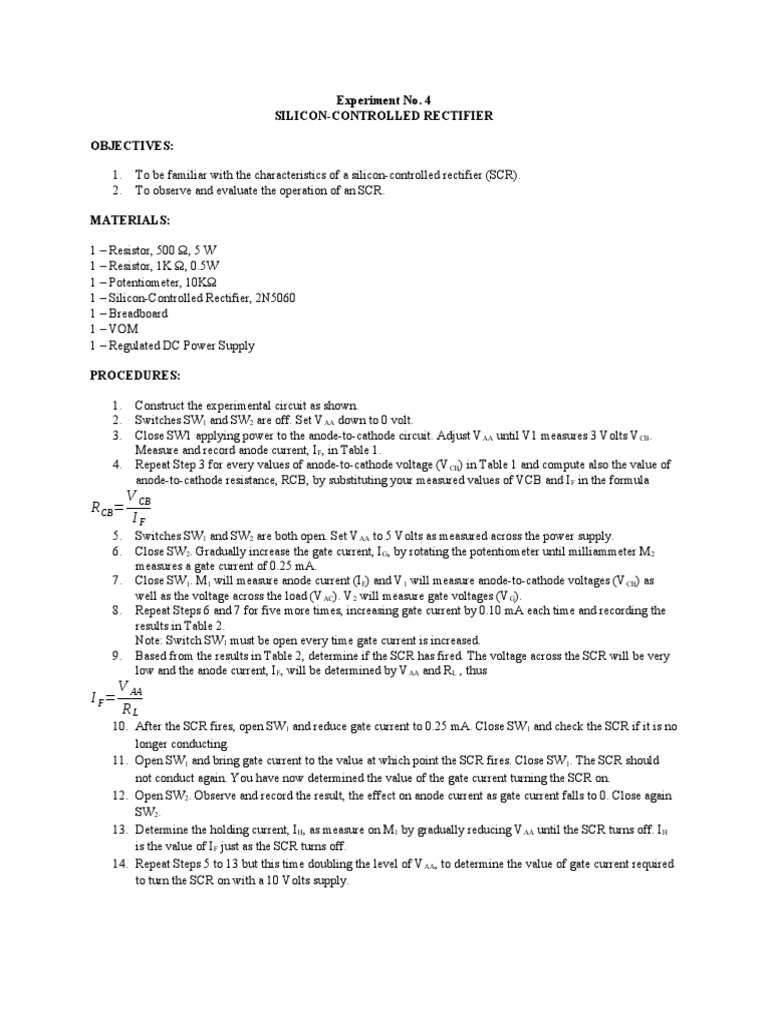 Experiment No 2 | PDF | Rectifier | Electromagnetism