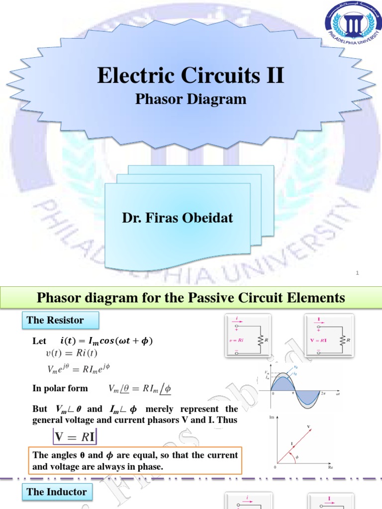 5 Phasor Diagram | PDF | Electrical Network | Electric Power