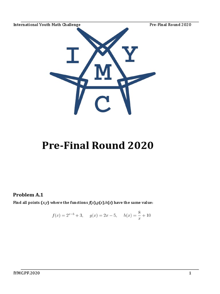 IYMC Final Solution PDF | PDF | Prime Number | Numbers