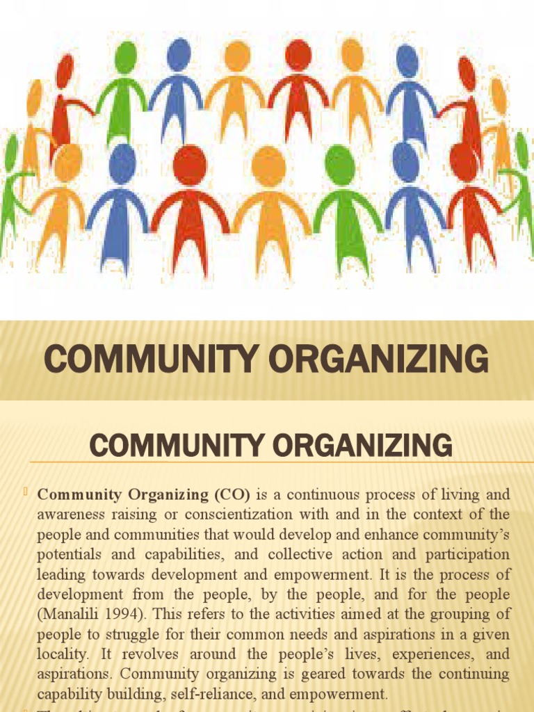 Principles of Community Organizing | PDF | Community | Empowerment